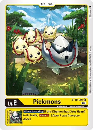 Pickmons (BT10-003) [Xros Encounter] | Deck Out Gaming