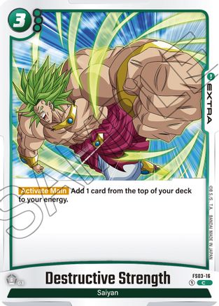 Destructive Strength (FS03-16) [Starter Deck 3: Broly] | Deck Out Gaming