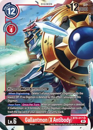 Gallantmon (X Antibody) (BT9-017) [X Record] Foil | Deck Out Gaming