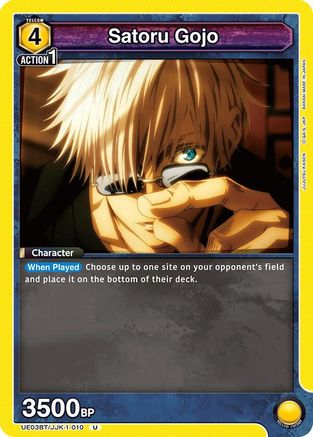 Satoru Gojo (010) (UE03BT/JJK-1-010) [Jujutsu Kaisen] | Deck Out Gaming