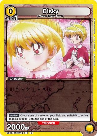 Bisky (019) (UEX04BT/HTR-2-019) [UEX04BT: HUNTER X HUNTER Vol.2] | Deck ...