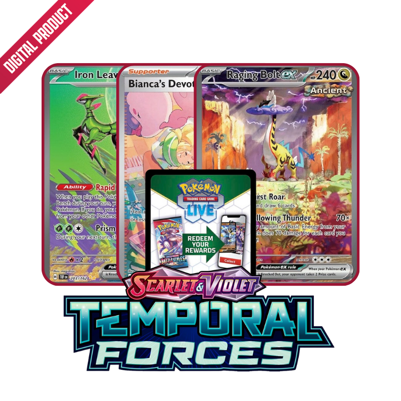 Temporal Forces Booster Pack PTCGL Code | Deck Out Gaming