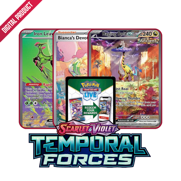 Temporal Forces Booster Pack PTCGL Code | Deck Out Gaming
