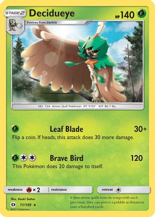 Decidueye (11) [SM Base Set] | Deck Out Gaming