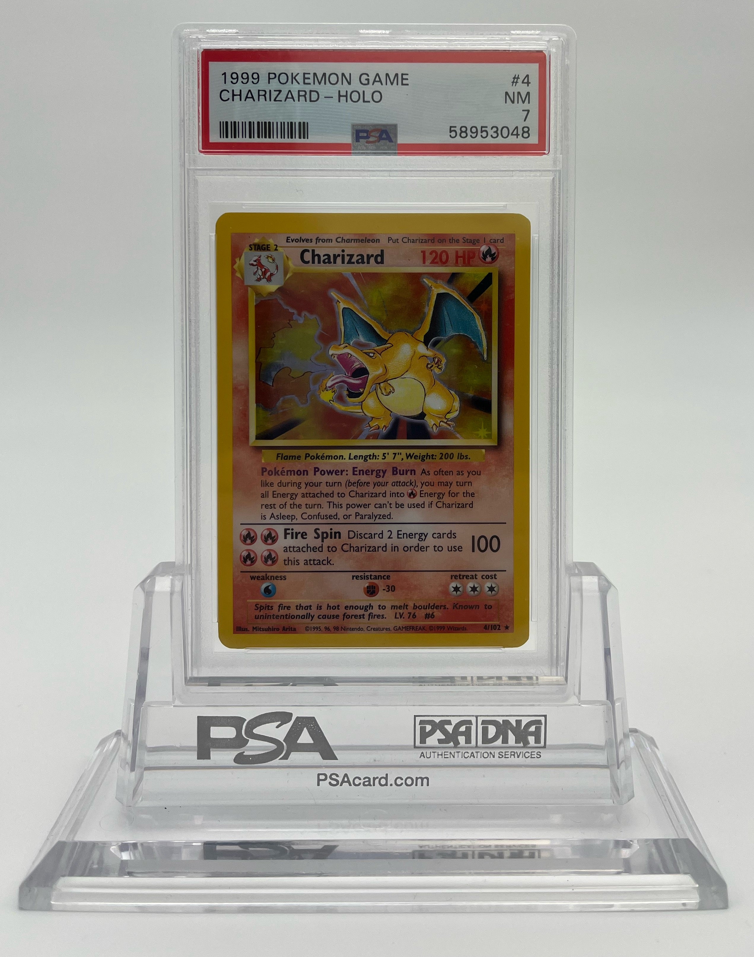 Charizard - Base Set - 4 - PSA 7 | Deck Out Gaming