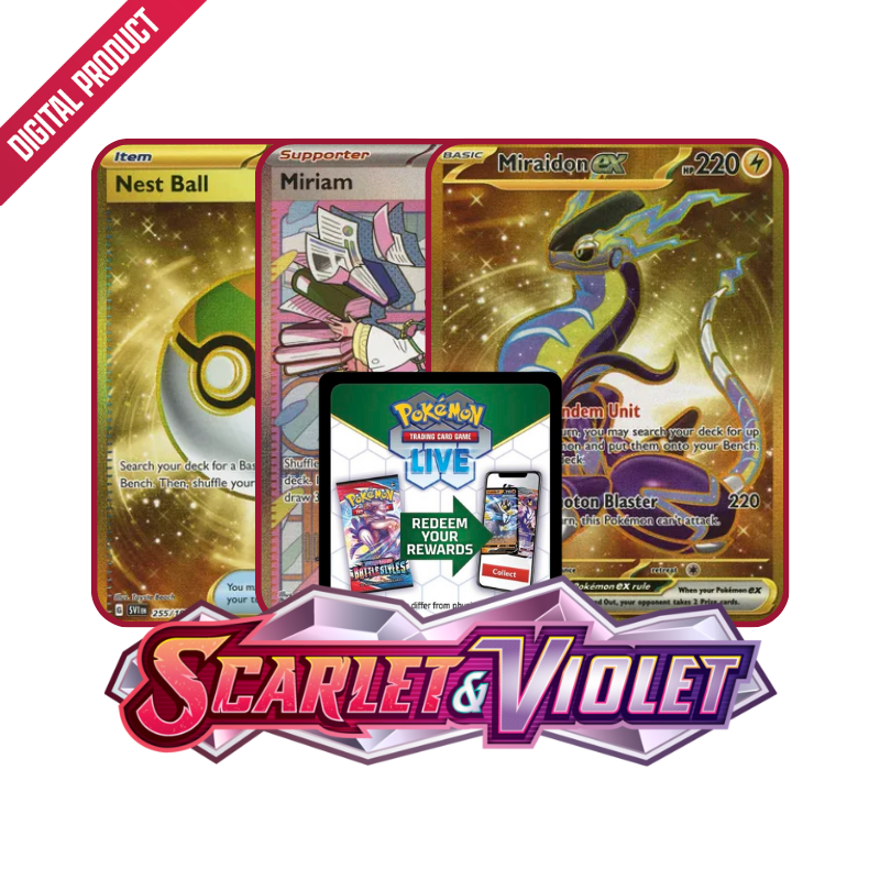 Scarlet & Violet Booster Pack PTCGL Code – Deck Out Gaming